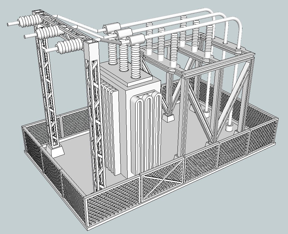 🚉 HO Scale Transformer Station・Free STL File for ・Cults