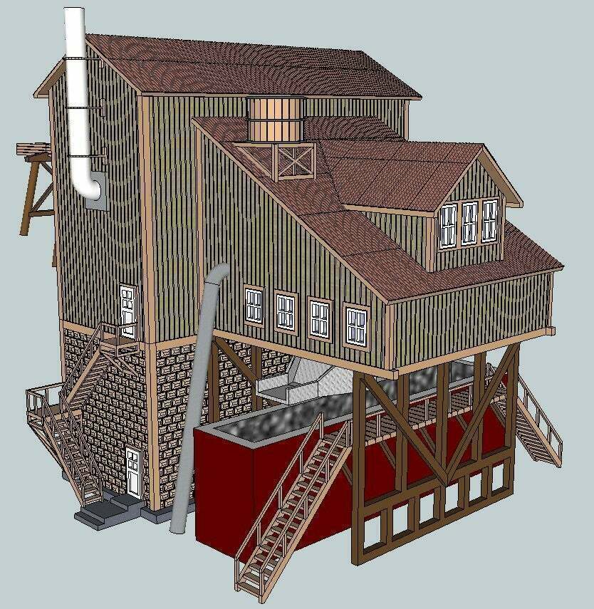 🏛️ HO Scale Coal Mine・Free STL File for 3D printing・Cults