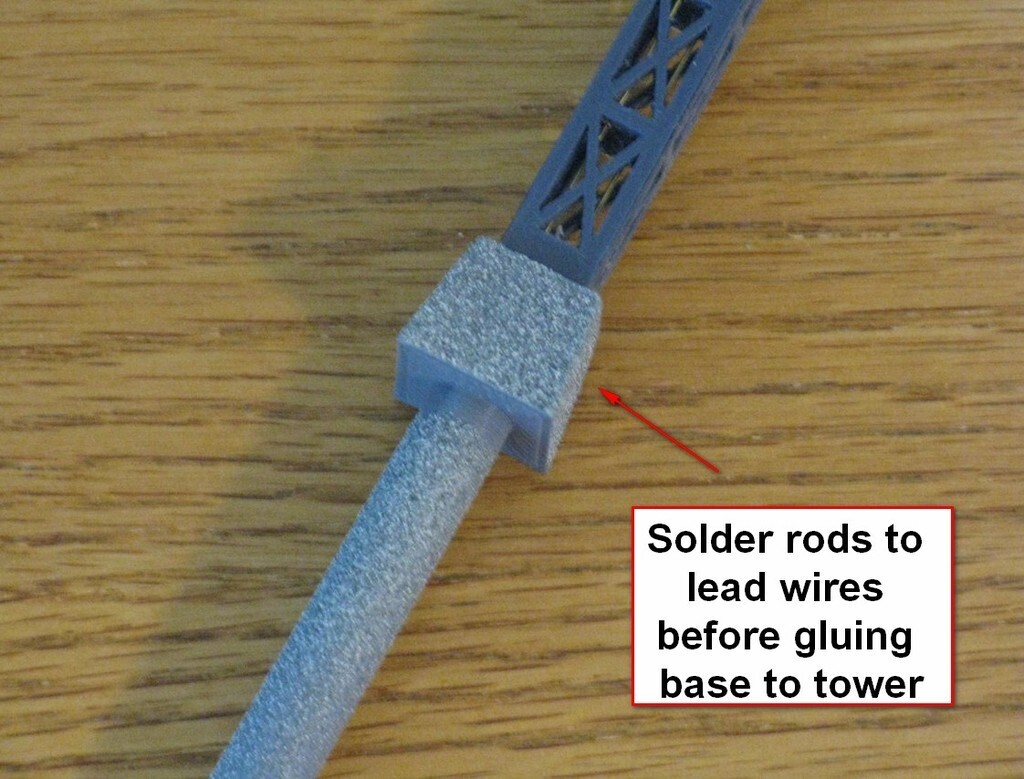 🆕 HO Scale NEW Yard Light Tower・Free STL File for ・Cults