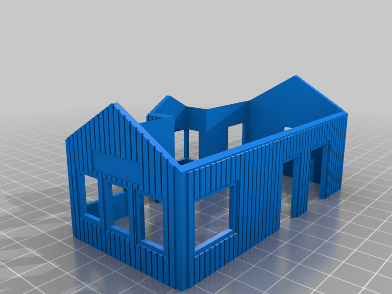 Free 3D file HO Scale Western Train Station 🤠 ・3D printable design to ...
