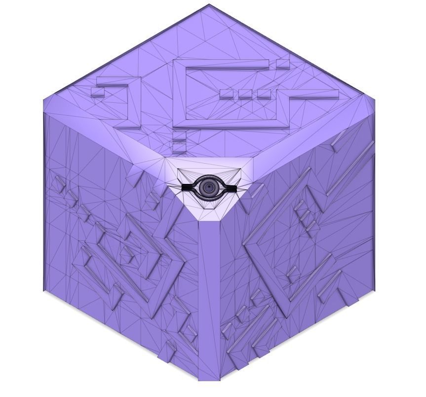👽 YuGiOh Quantum Cube・ STL File for ・Cults
