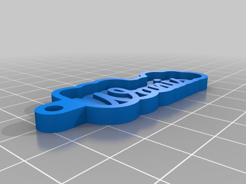 🔑 My Customized Key Chain with your personal name・Free STL File for ・Cults