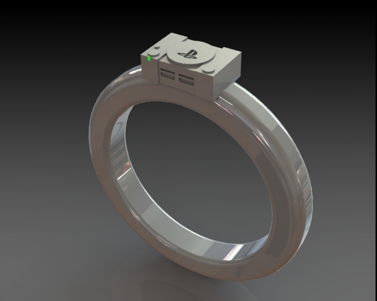 Archivo STL PlayStation one Ring 🎮・Objeto imprimible en 3D para ...