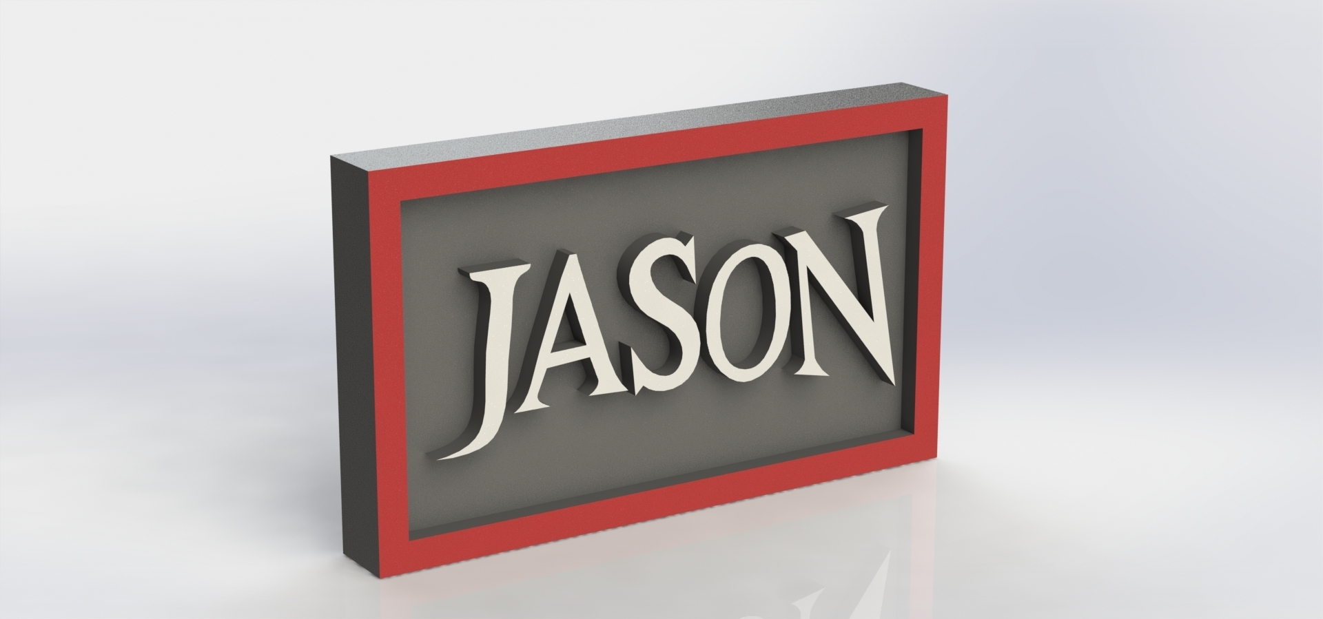 Archivo STL Placa de Jason 👾 ・Modelo imprimible en 3D para descargar・Cults