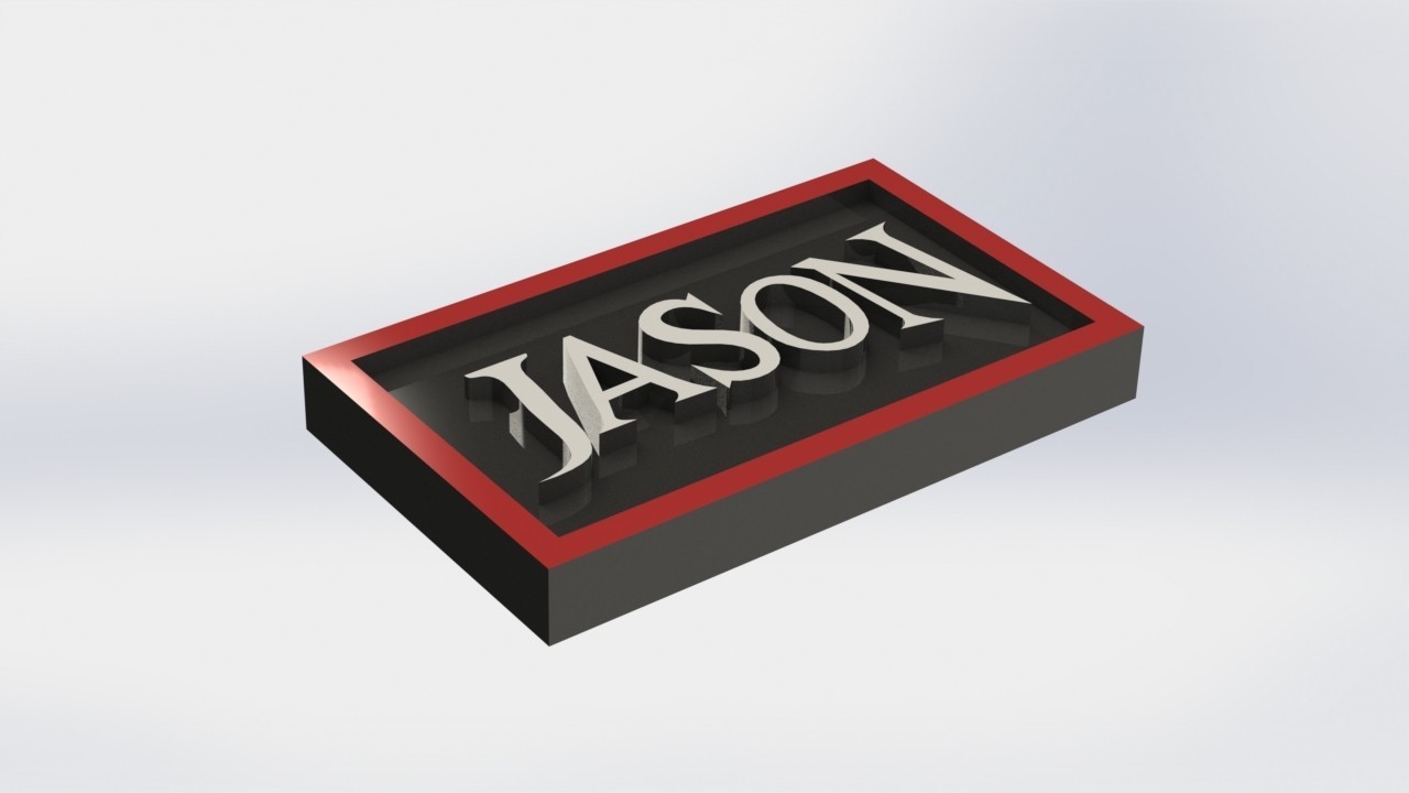 Archivo STL Placa de Jason 👾 ・Modelo imprimible en 3D para descargar・Cults
