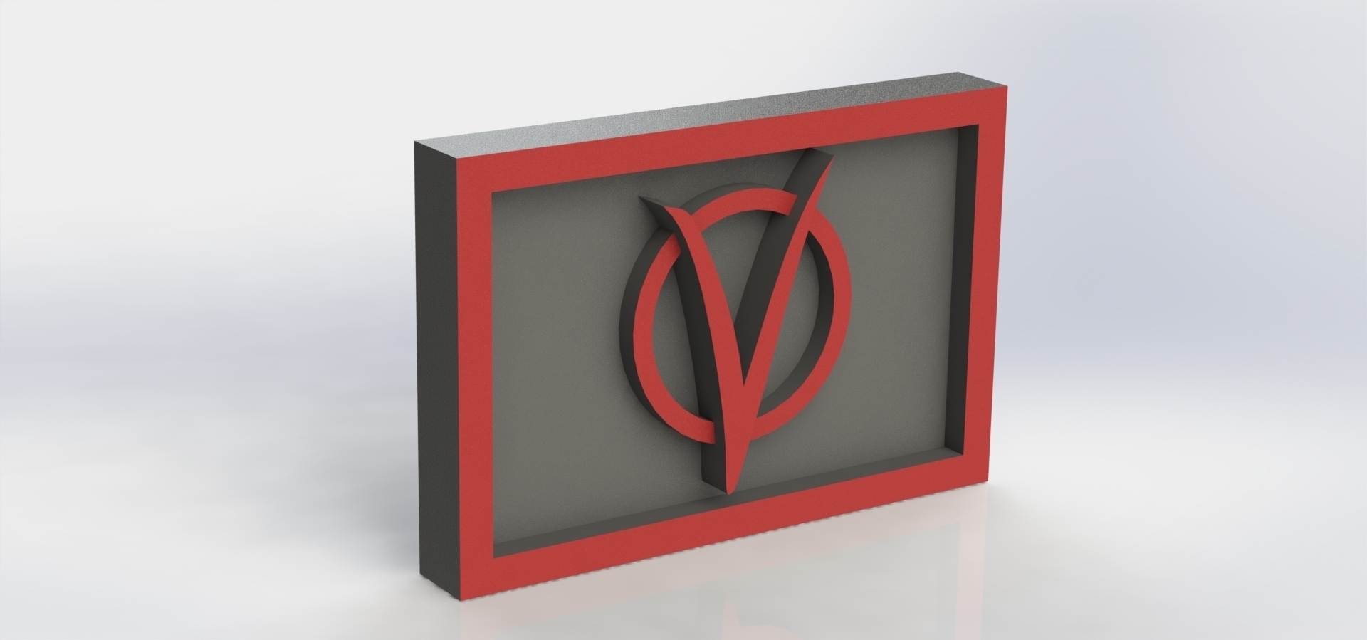 Free STL file Badge V for Vendetta Logo 📛・3D print design to download・Cults