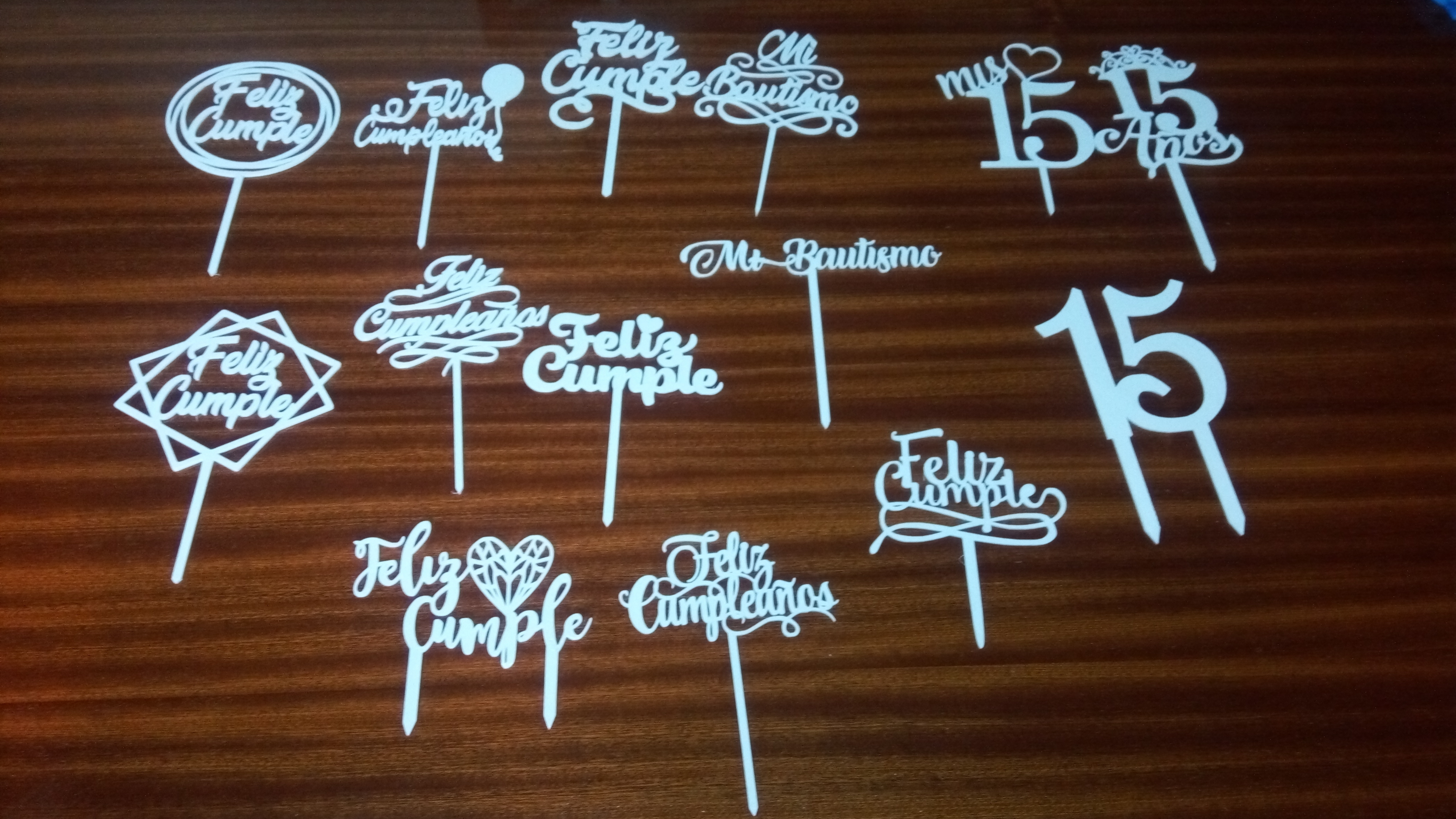 Free STL file Happy birthday happy birthday cake topper 🎂 ・3D print ...