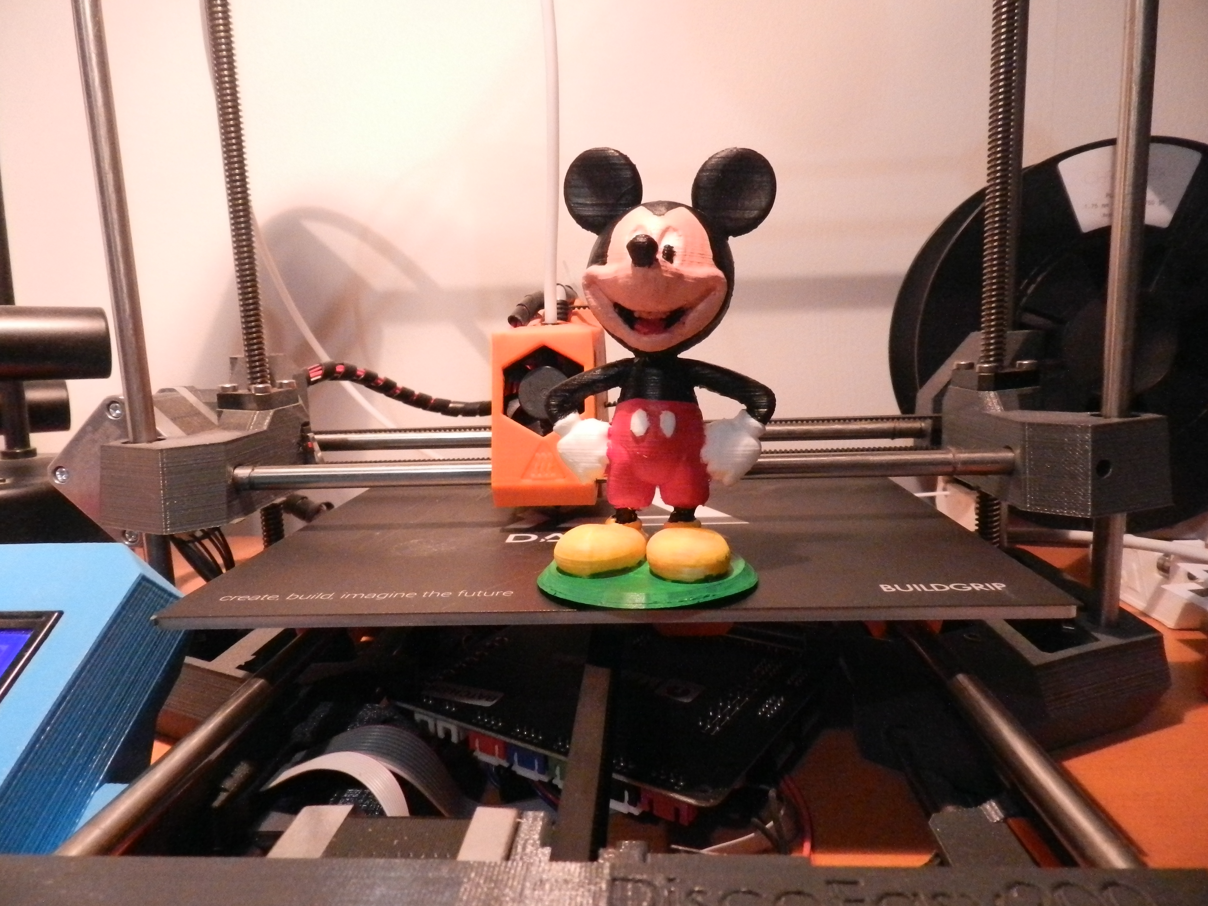 3D printed Mickey Mouse, Disney, Character, Toy • made with Dagoma ...