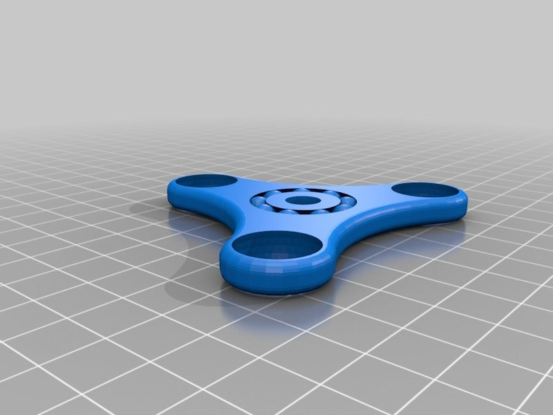 Free STL file Hand Spinner with printed Bearing ・3D print model to ...
