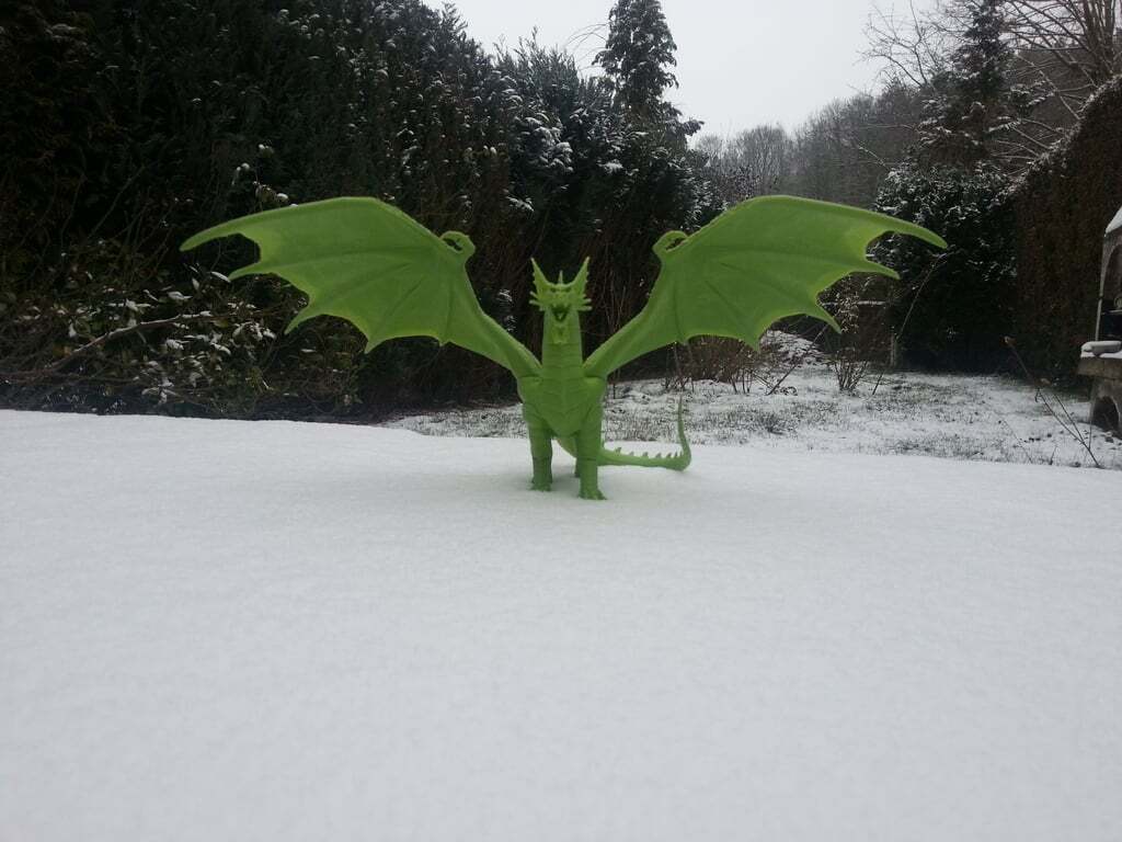 🐉 Bahamut - God of all Metallic Dragons!・3D Print・Cults