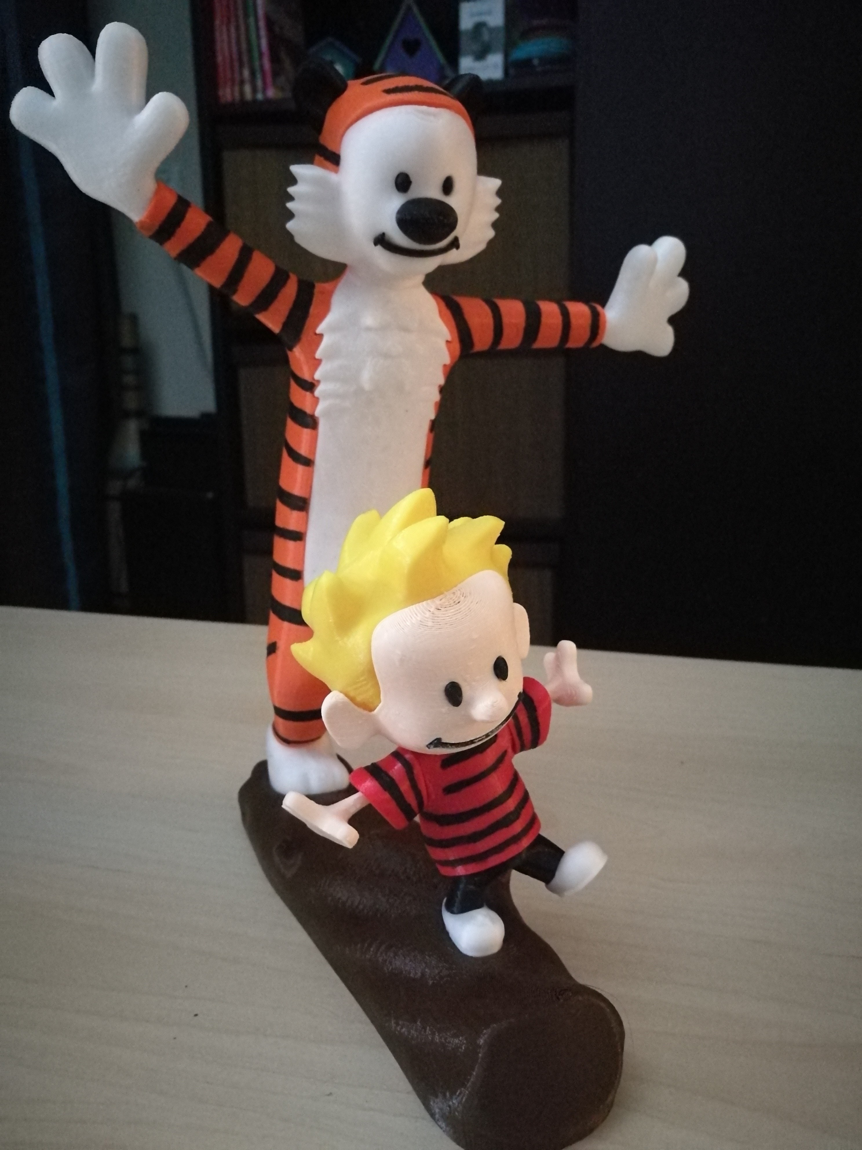 Calvin and Hobbes impreso en 3D • Hecho con una impresora 3D Wanhao ...