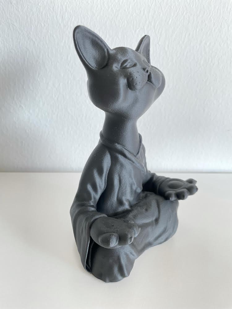 🐱 CUTE CAT ZEN / NO SUPPORTS・ STL File for 3D printing・Cults
