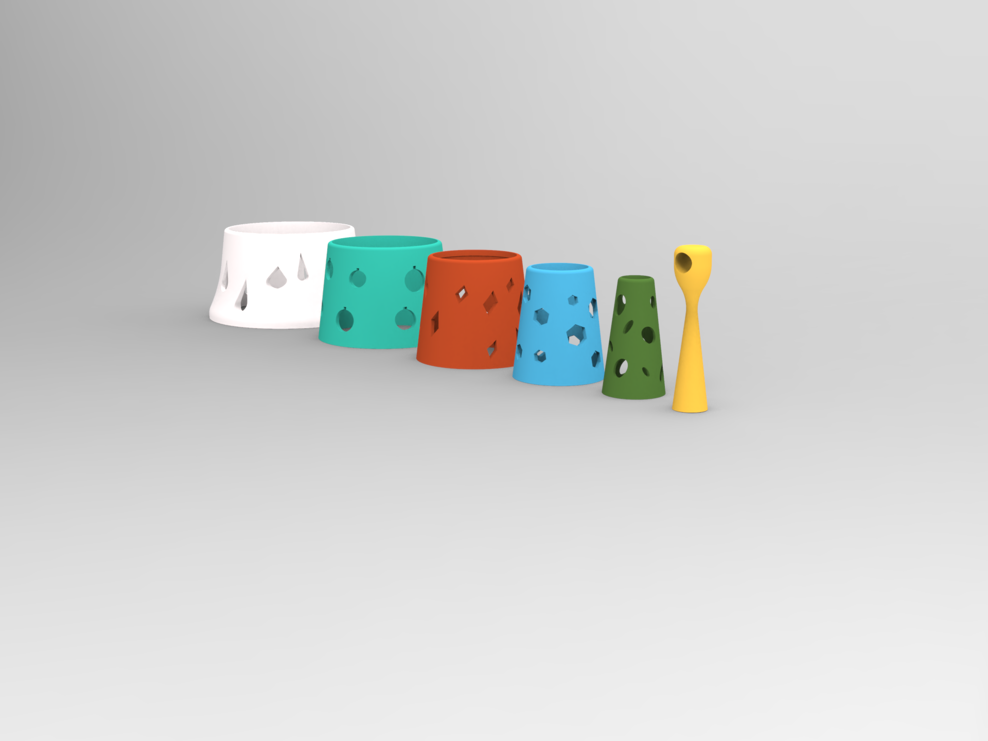 STL file A Collapsible Christmas Tree - Print in Place 🎄 ・3D printer ...