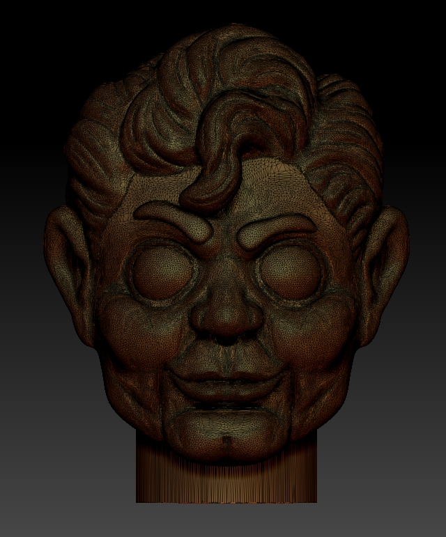 🗿 Slappy the Dummy 1995 Head - Printable - Goosebumps 3D print model ...