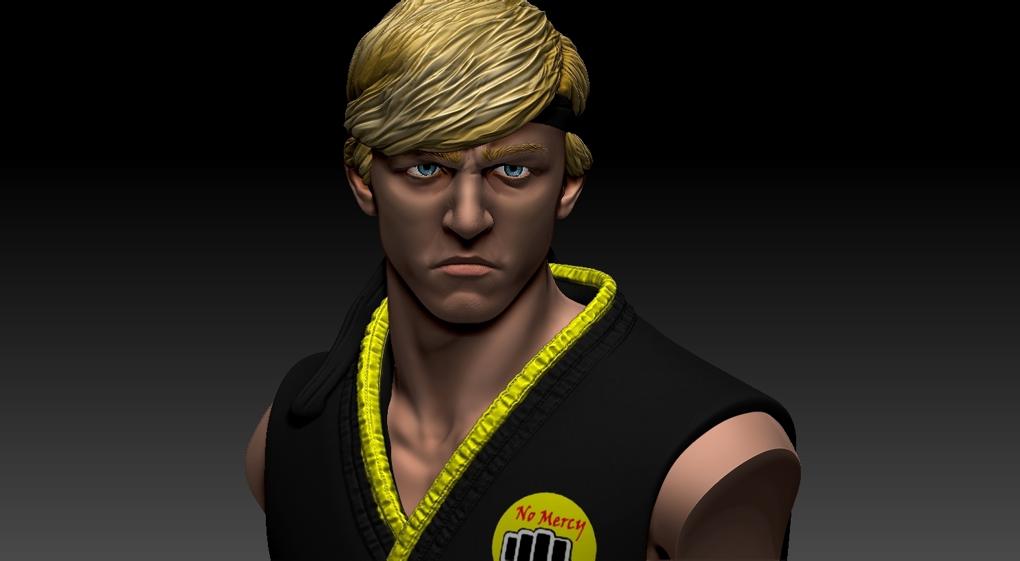 STL file Johnny Lawrence - Cobra Kai - printable 🥋 (OBJ)・3D printable ...