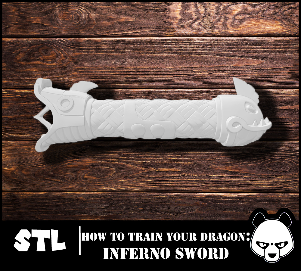 🚆 How to Train Your Dragon: Inferno Sword・ 3D File for ・Cults