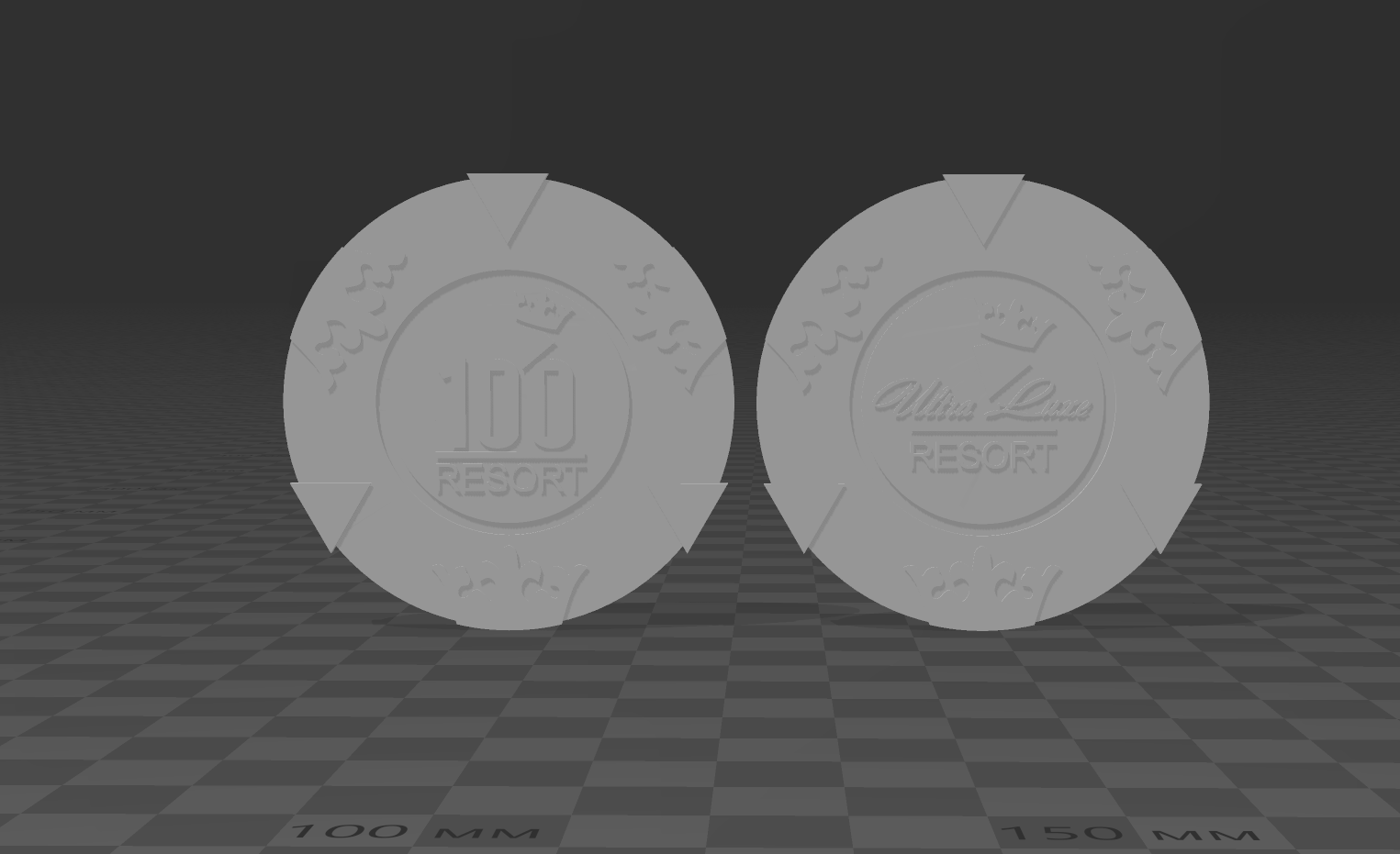 🃏 Fallout: Ultra Luxe poker chip・ 3D File for ・Cults