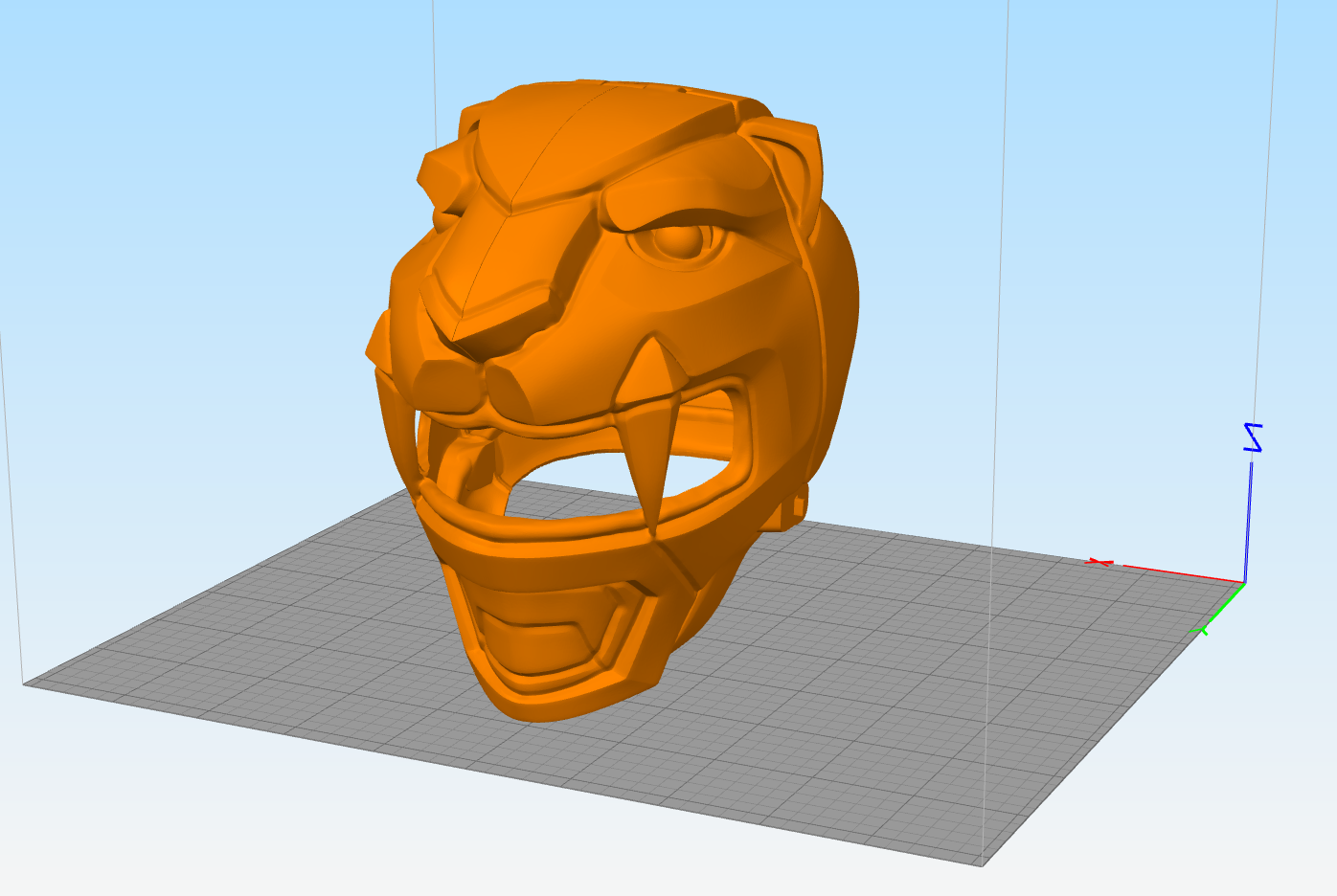 🪖 Yellow Power Ranger Helmet / STL files 3D Model / Power Ranger Helmet ...