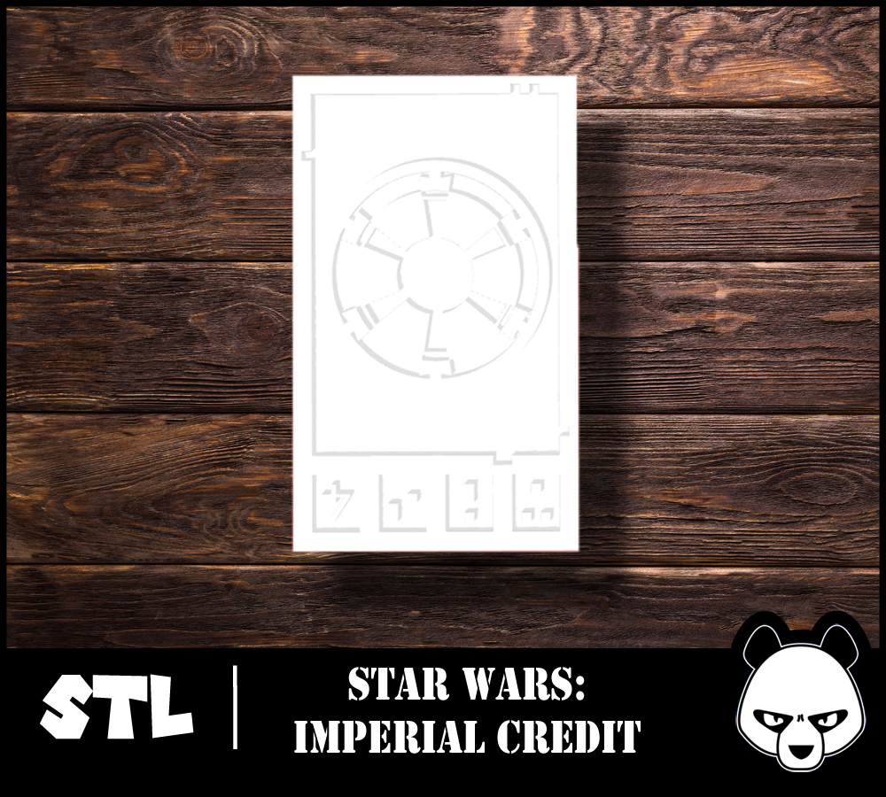 ⭐ Star Wars Imperial Credits・ 3D File for ・Cults