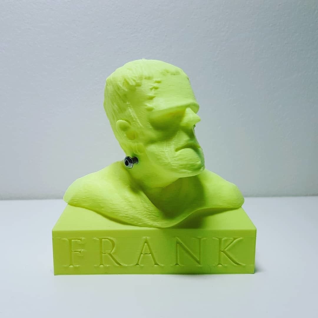 3D printer Frank (Frankenstein) Bust • made with Creality cr10s・Cults