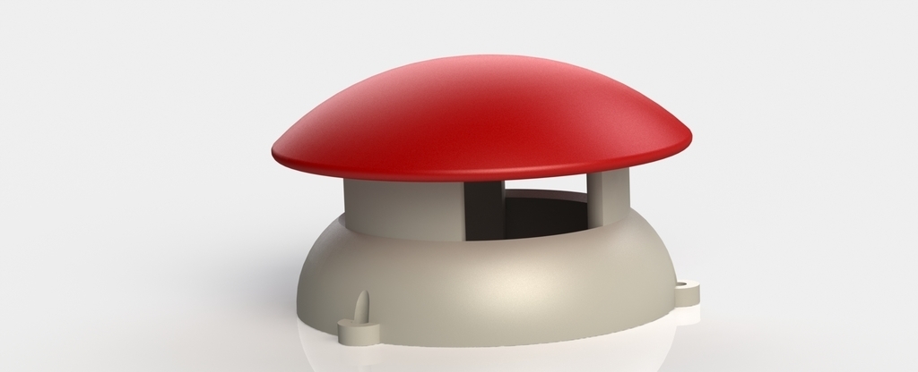 Free STL file Mushroom slug trap 🍄・3D printing template to download・Cults