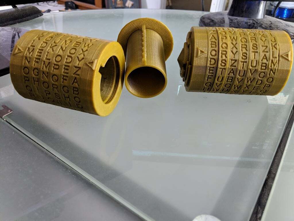 🧩 10 letter Cryptex・3D Print・Cults