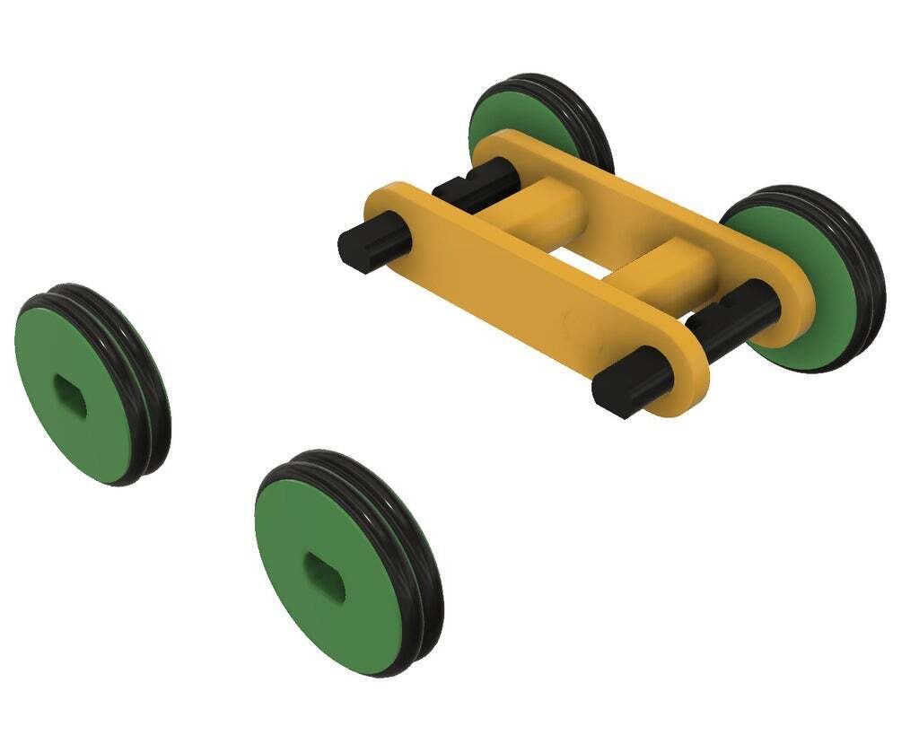 🚗 Designing a Simple 3D Printed Rubber Band Car Using Autodesk Fusion ...