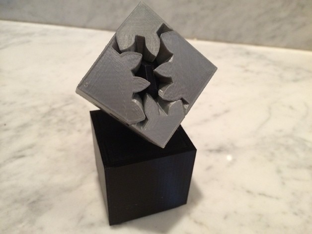 Free STL file Geared Cube, Motorized Edition ⚙️ ・3D print model to ...