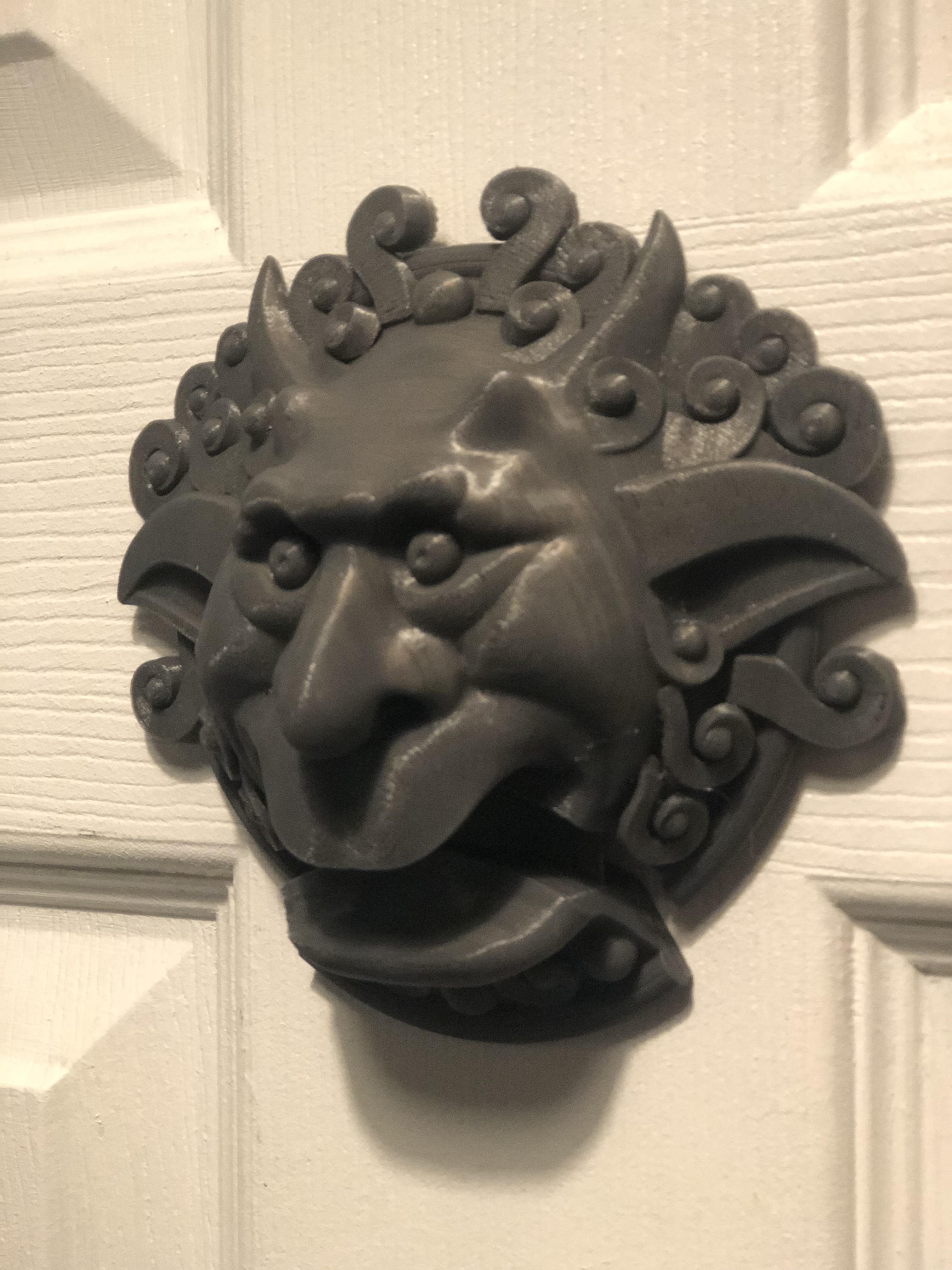 🚪 Detailed Labyrinth Door Knocker Set・ 3D File for ・Cults