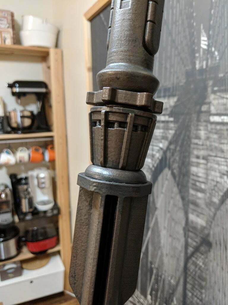 Rey's Staff (Force Awakens) Screen Accurate Edits・Free STL File for ・Cults