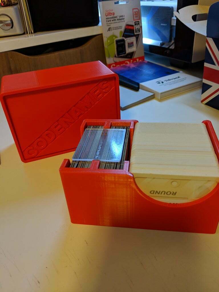 Free STL file Codenames Card Game Storage (design for Original, Duet ...