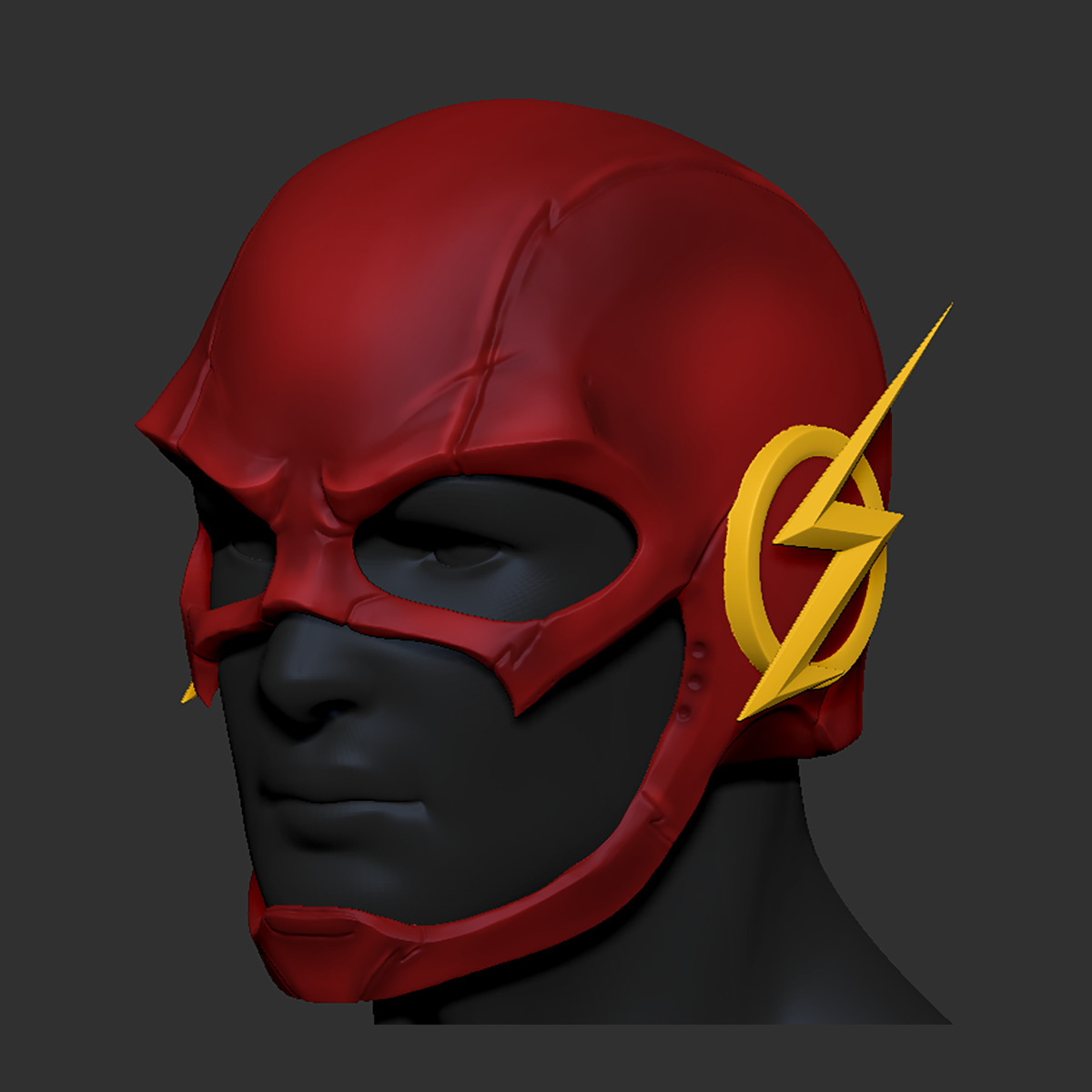 🪖 The Flash Helmet Cosplay Superhero - DC Comics Fandome・ 3D File for ...