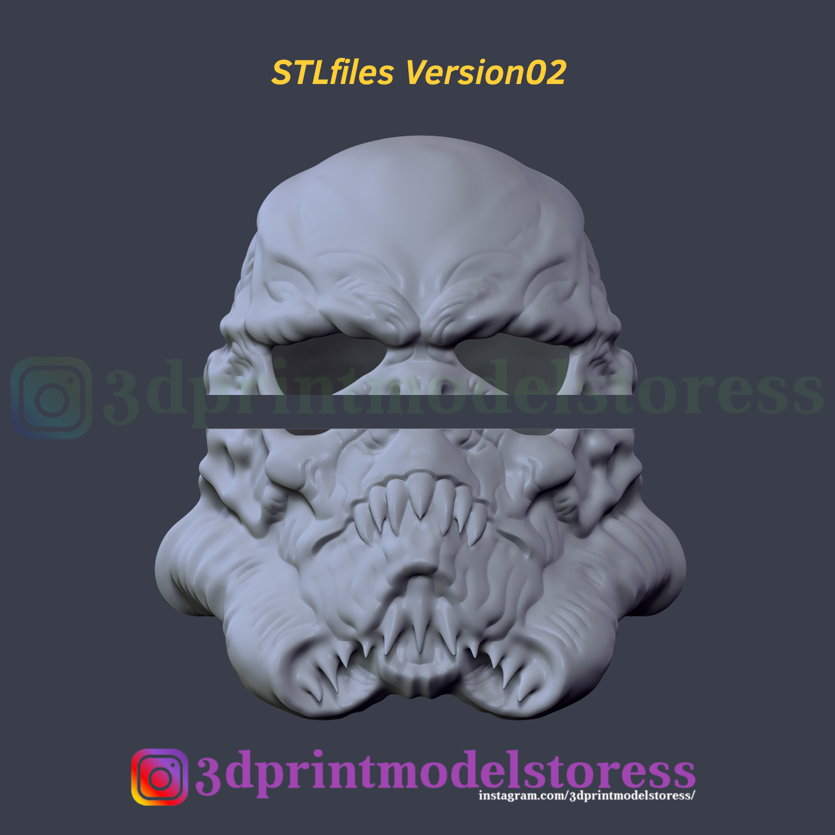 🫡 Stormtrooper Star Wars Zombie Helmets Cosplay Costume Halloween 3D ...