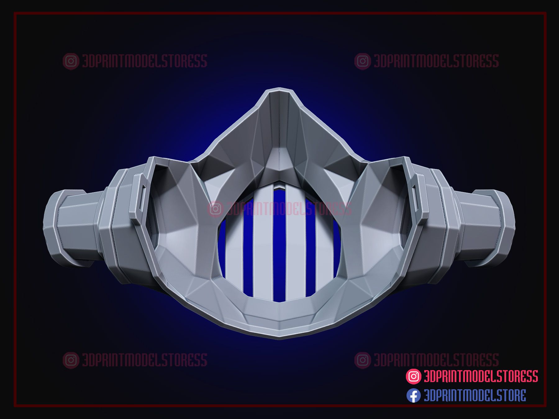 🚓 Enforcer Mask - League of Legends Arcane Cosplay Mask・ 3D File for ・Cults