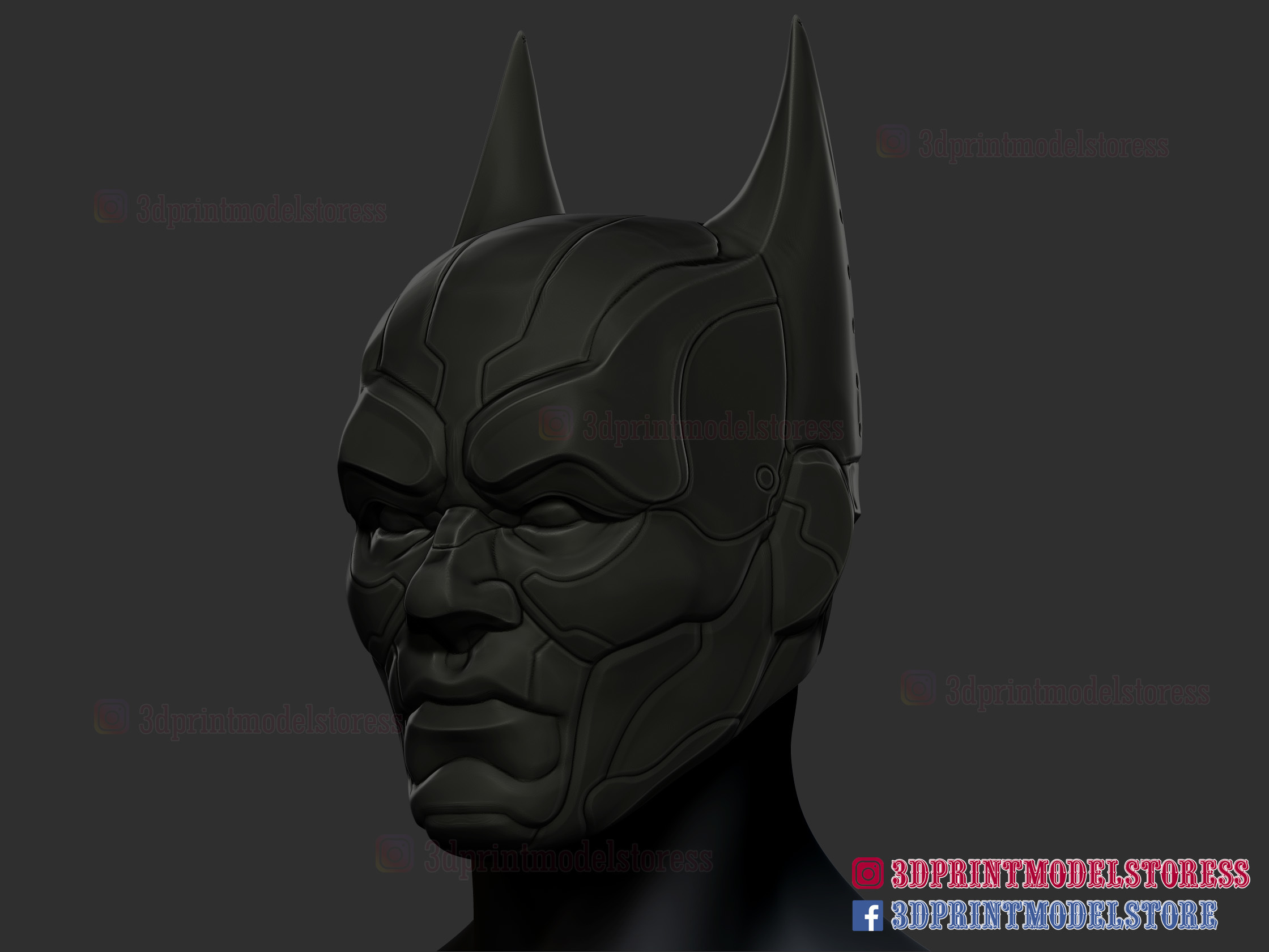 🪖 Batman Beyond Helmet Cosplay - The Batman Cowl - Halloween Mask・ 3D ...