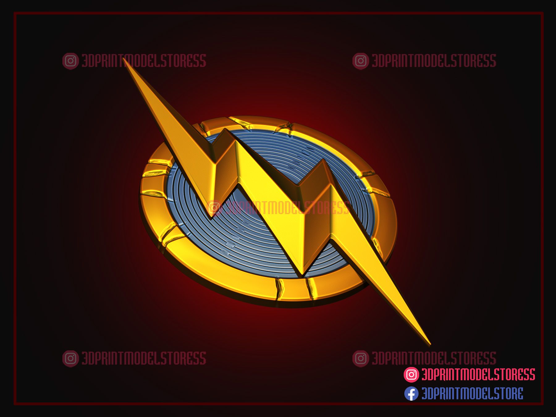 Бесплатный 3D файл The Flash Symbol Logo - The Flash Movie 2022 - DC ...