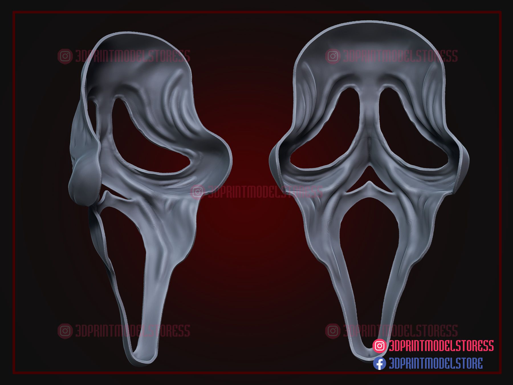 😵 Dead by Daylight - The Ghost Face - Halloween Cosplay Mask・ 3D File ...