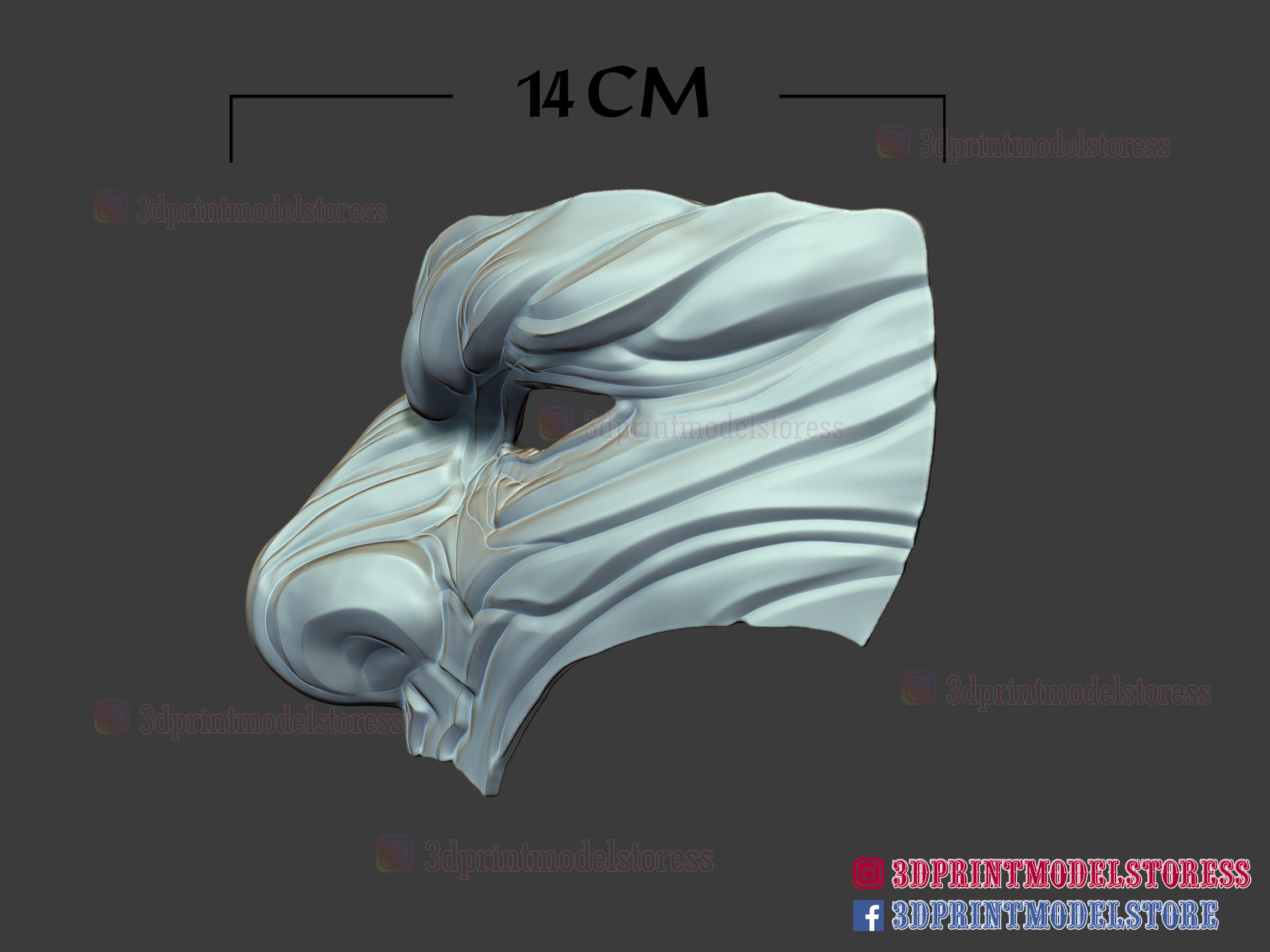 👻 Ghost of Tsushima Half Mask - Oni Mask - Sakai Japanese Samurai ...