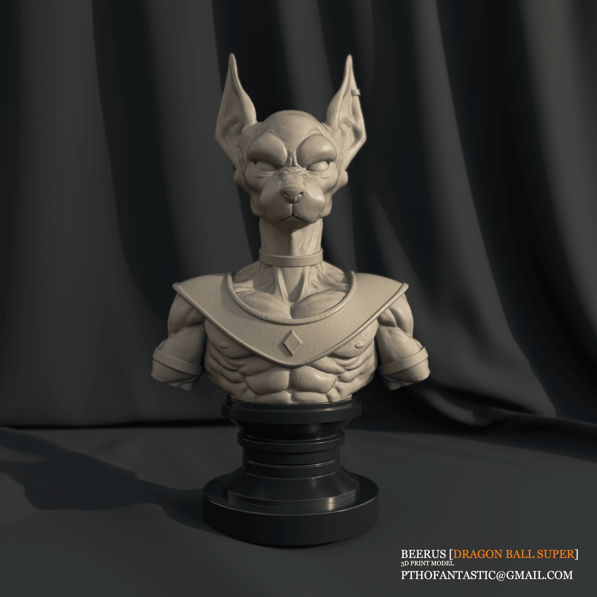 STL file Beerus STL- Toppo STL - Combo Dragon Ball Super 3D Print Model ...