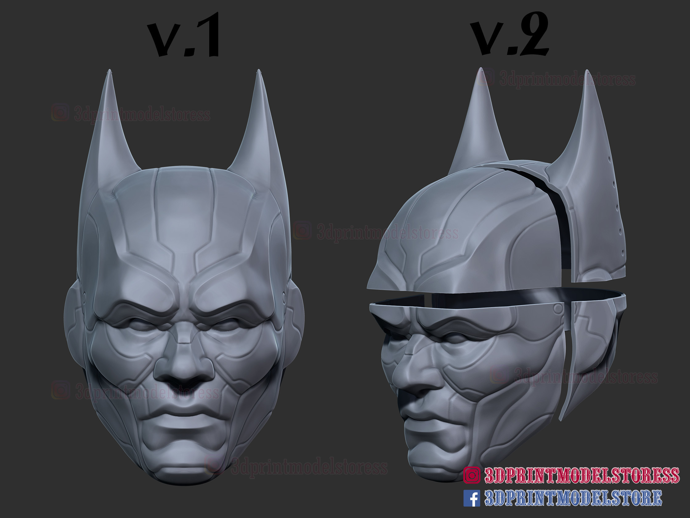 🪖 Batman Beyond Helmet Cosplay - The Batman Cowl - Halloween Mask・ 3D ...