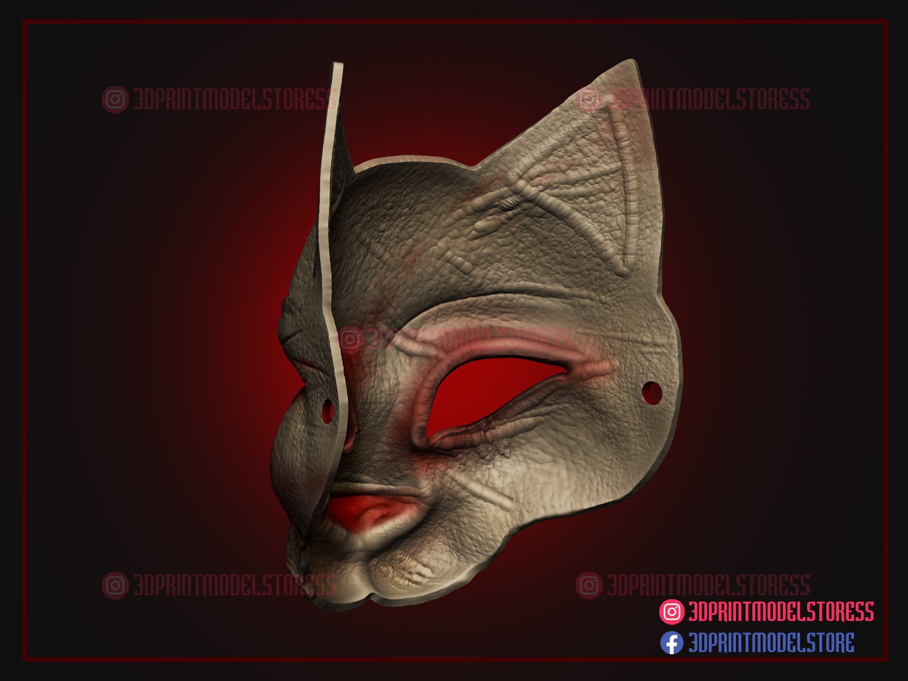 😵 Dead by Daylight - Huntress Cat Mask - Halloween Cosplay Mask ...