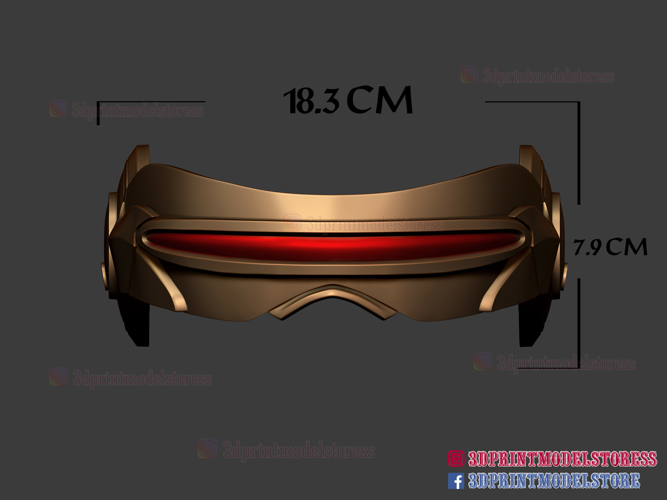 🎃 Cyclops X-Men Mask - Marvel Cosplay X-MEN 97 Visor・ 3D File for 3D ...