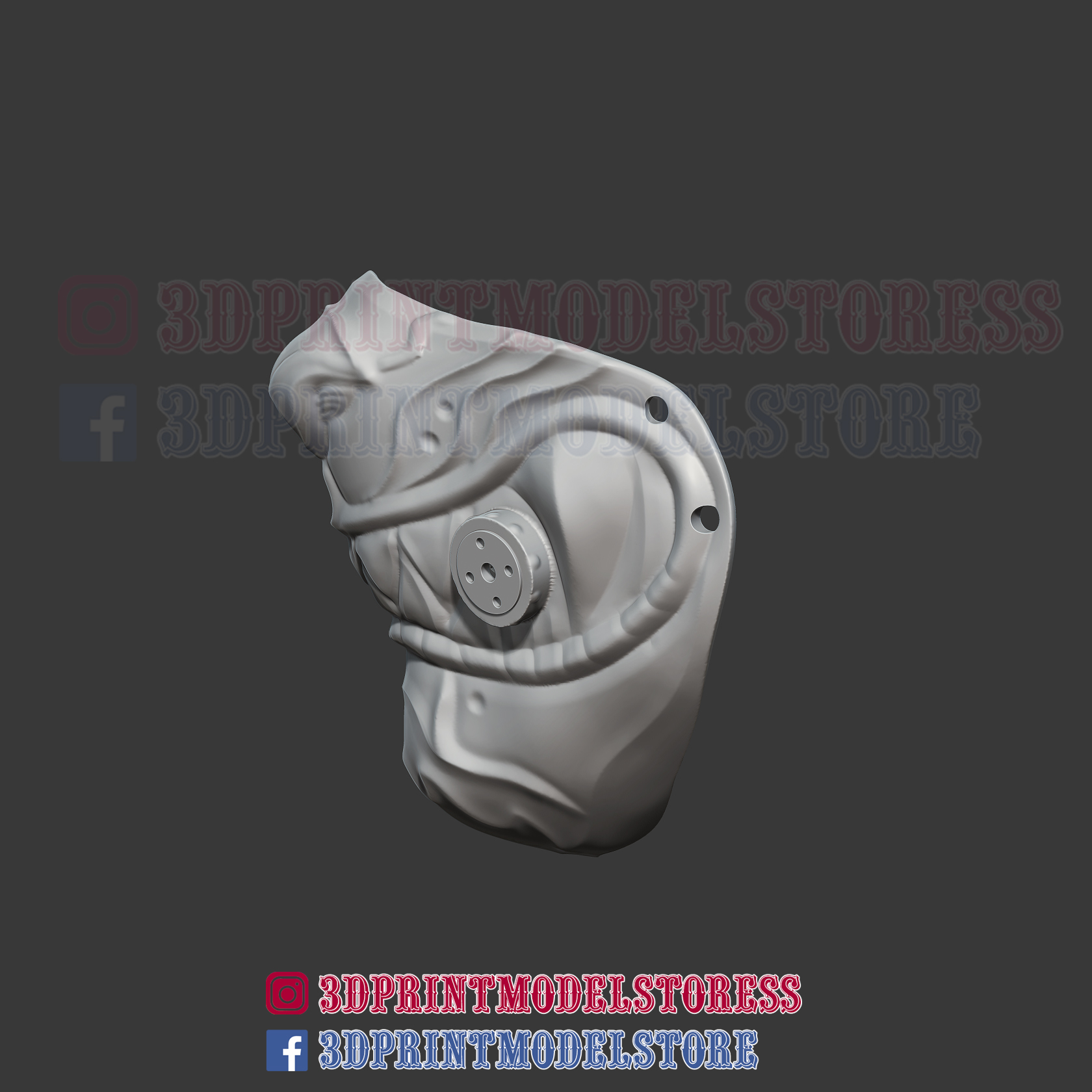 3D file Tiger Mask Kitsune Japanese Cosplay Helmet Protection 🐅 ・3D ...