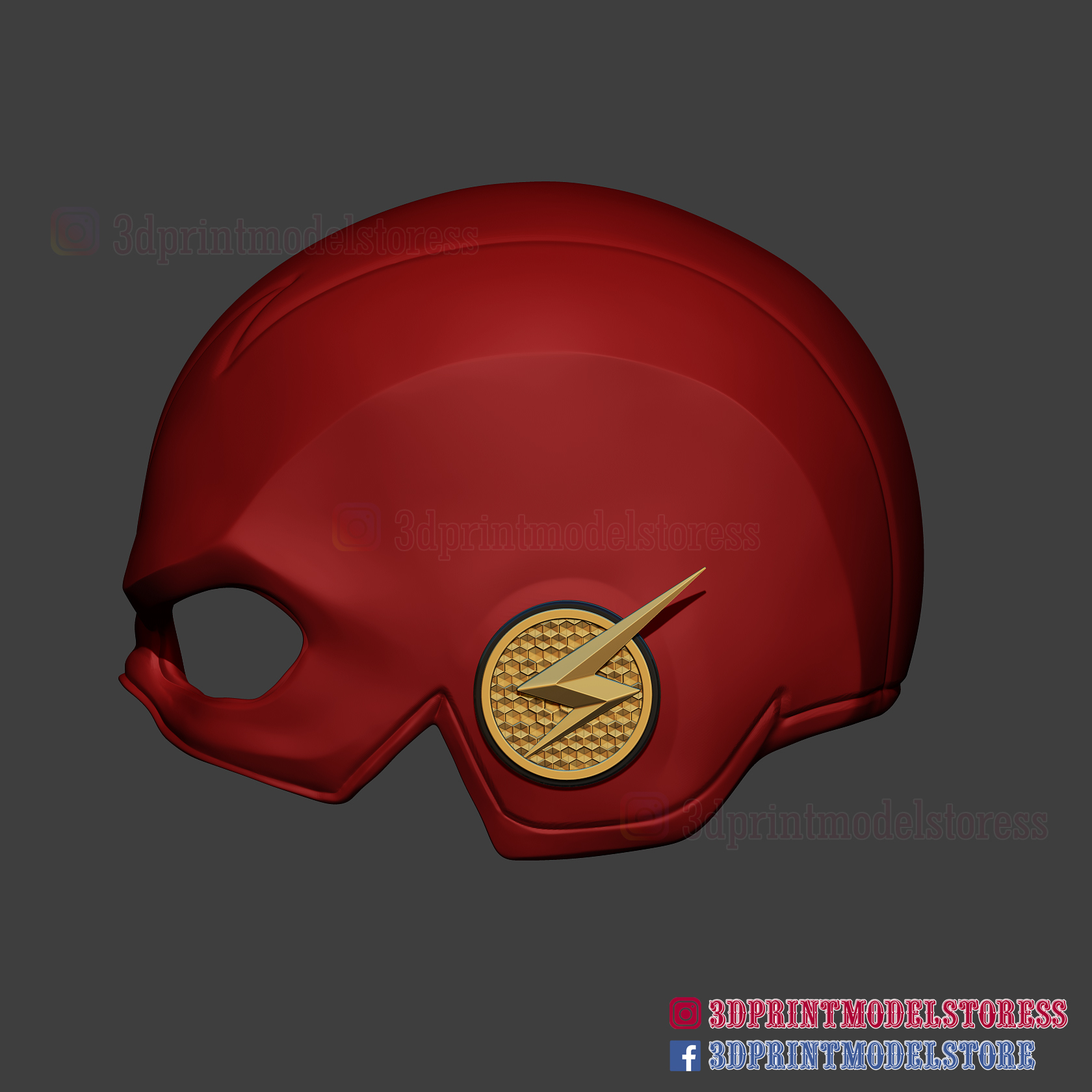 🪖 The Flash Helmet Season 5 - DC Comic Cosplay・ 3D File for ・Cults