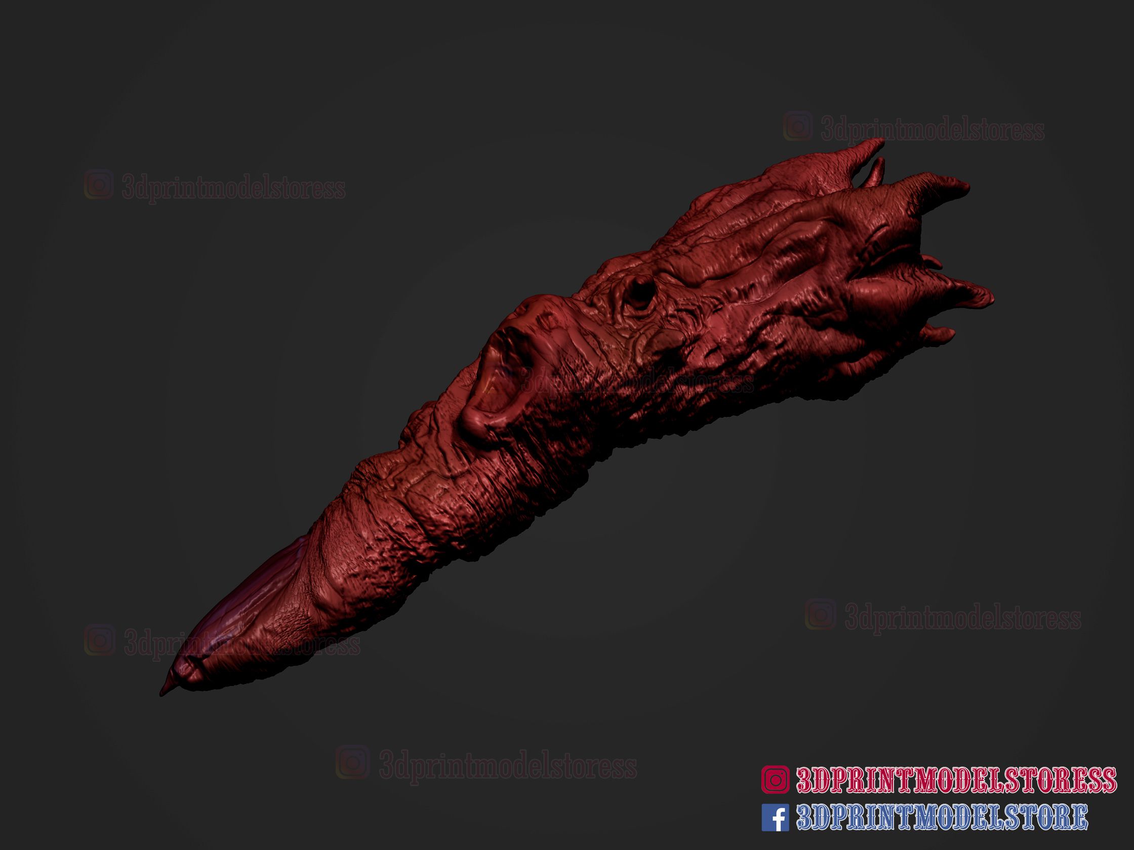 🗡️ Sukuna Finger - Jujutsu Kaisen・ 3D File for 3D printing・Cults