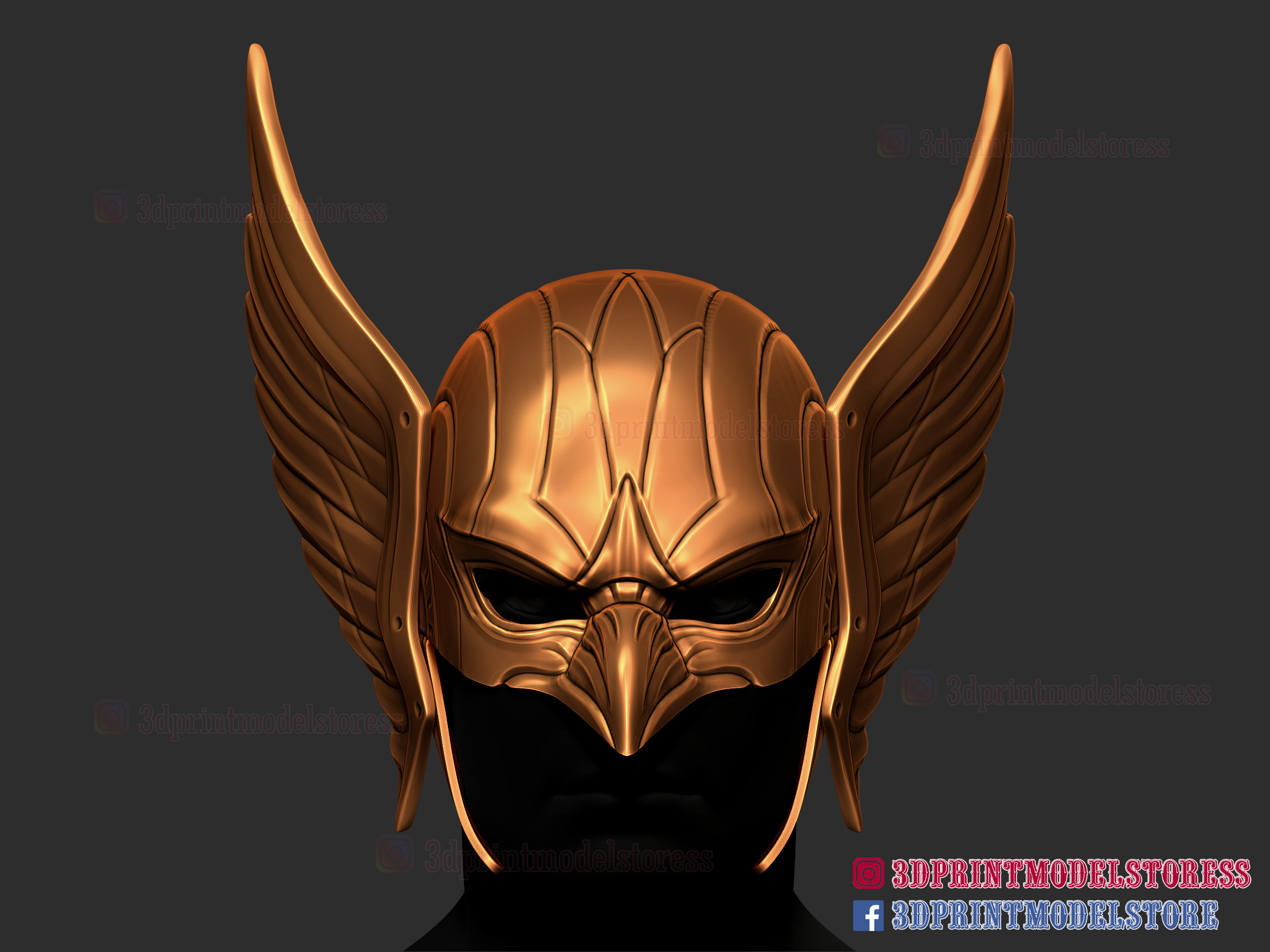 Archivo 3D Hawkman Cosplay - Casco Hawkman DC Comics - Black Adam Movie ...