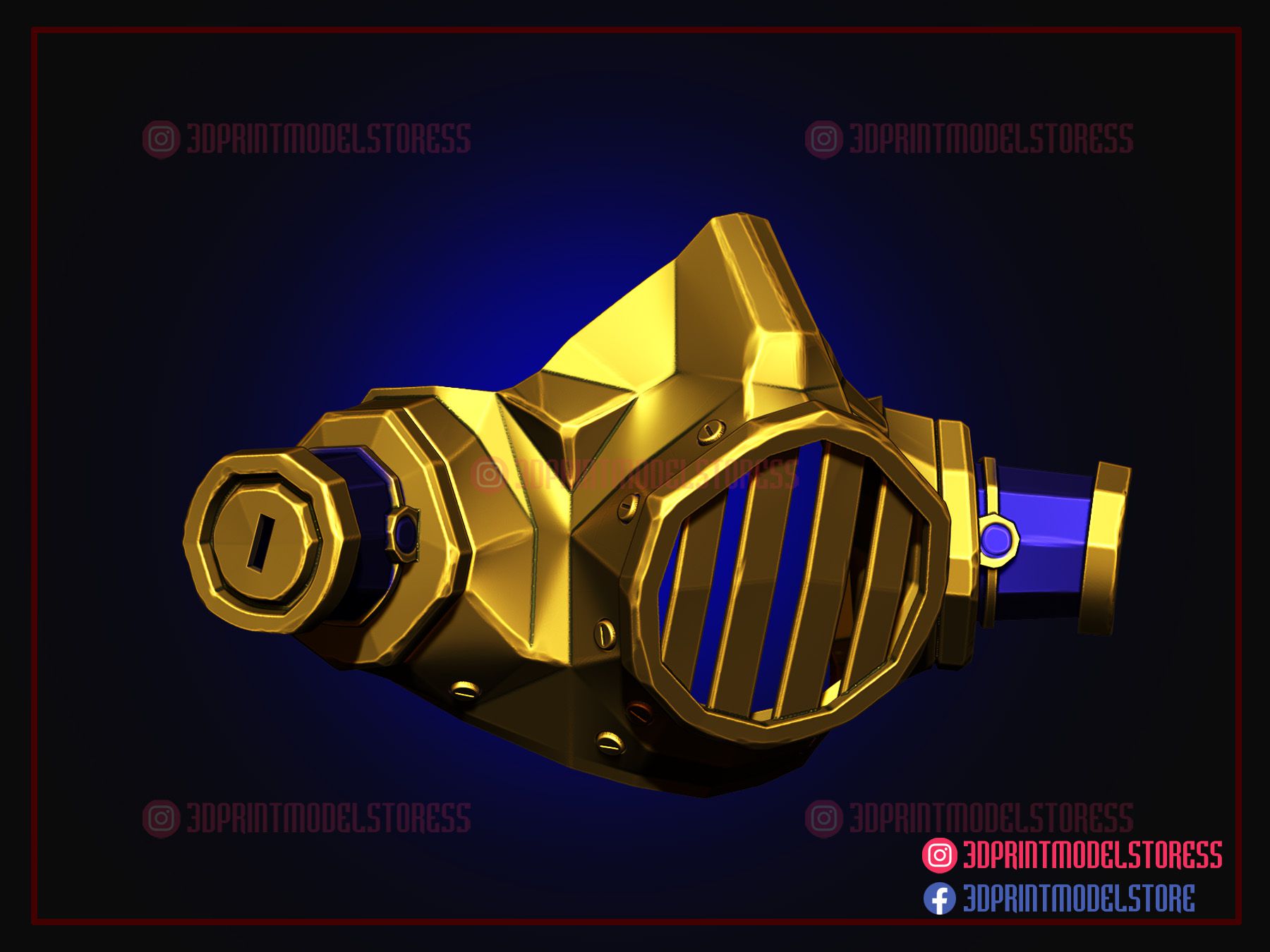 3D file Enforcer Mask - League of Legends Arcane Cosplay Mask 🚓 ・3D ...