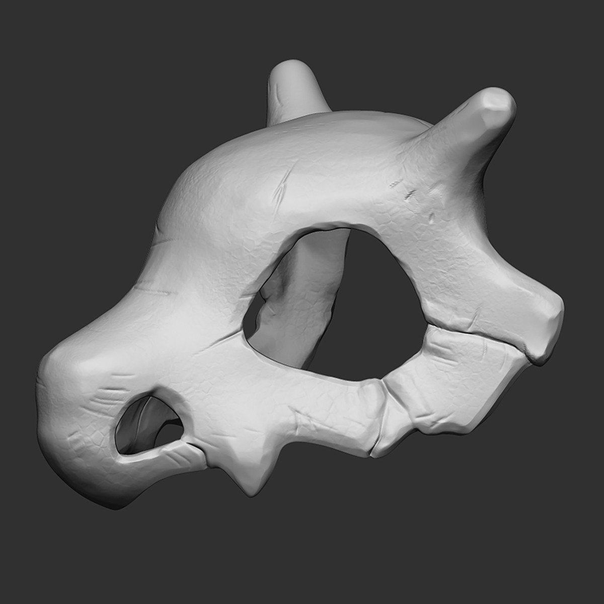 🐕 Cubone Dog Mask・ 3D File for ・Cults