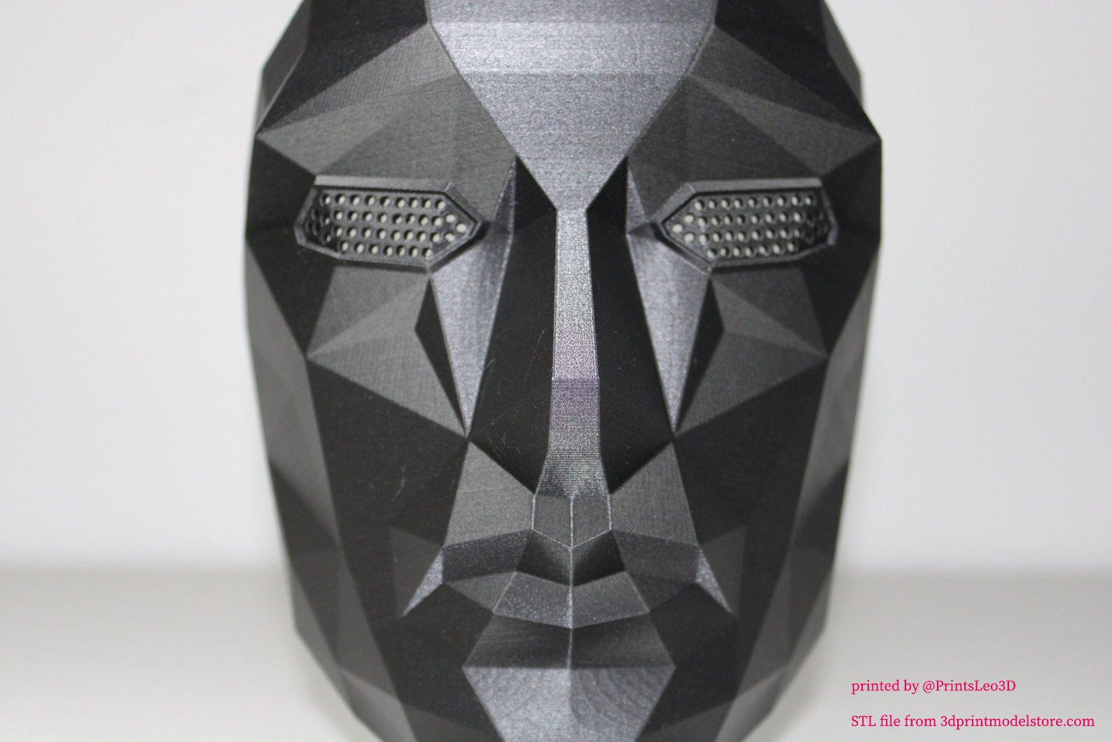 Archivo 3D Calamar Juego Líder Máscara - Frente Hombre Máscara Cosplay ...