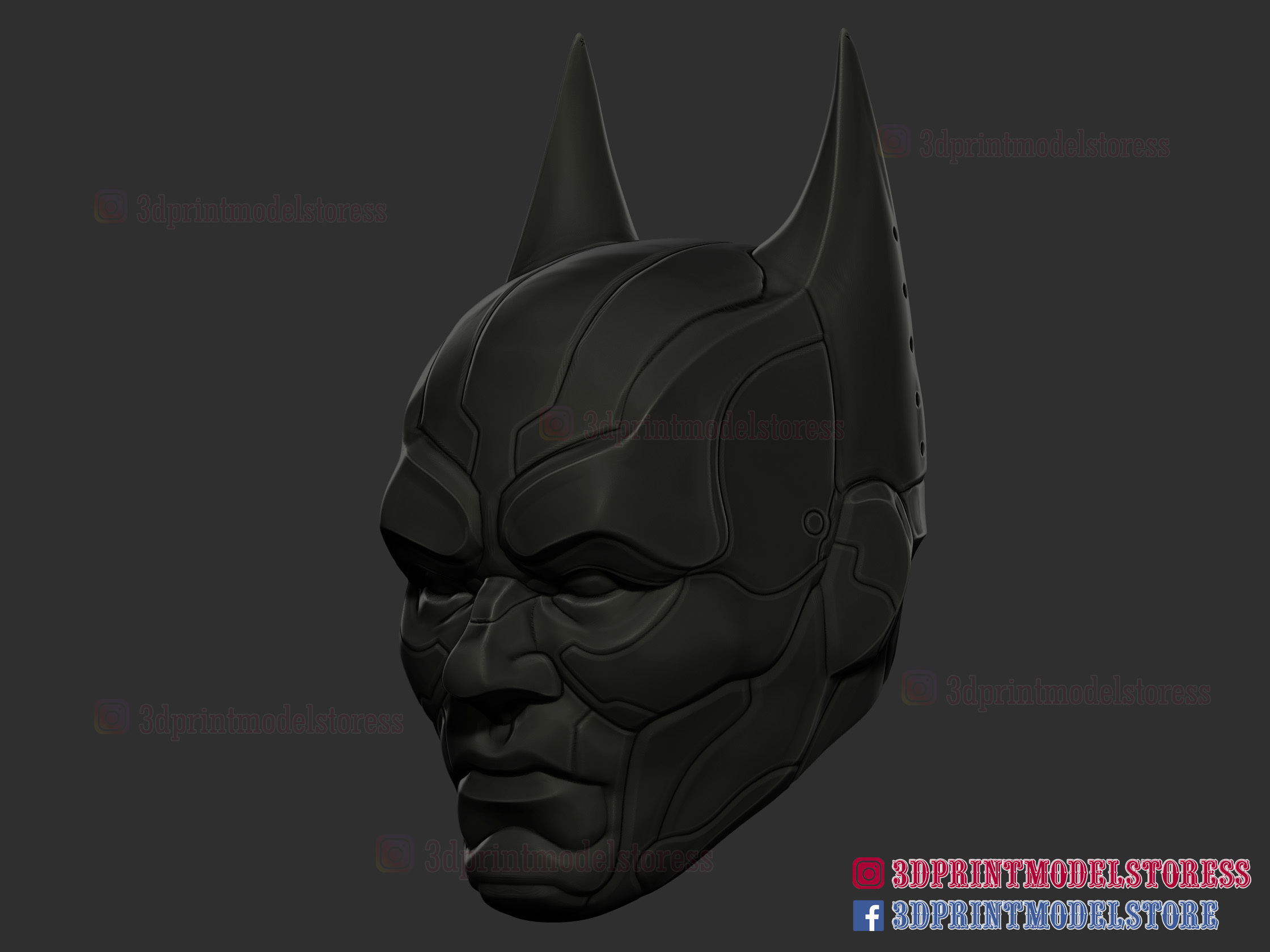 🪖 Batman Beyond Helmet Cosplay - The Batman Cowl - Halloween Mask・ 3D ...
